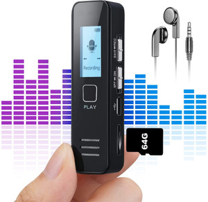 lookcam mp3 player digital voice recorder long lasting battery backup ...