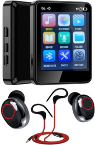 XZOR Bluetooth Touchscreen Player with Wireless Earbuds, Shuffle 4 GB ...