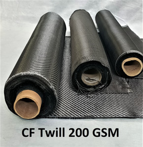 CF COMPOSITES Carbon Fabric 200 GSM Bidirectional Twill Weave (300X1000 ...