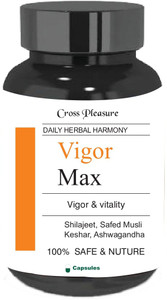 Cross Pleasure Vigor Max Capsule | Men's Health | Pack of 1 Price in ...