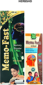 HERBSHD Memo Forte Syrup & Memo Fast Syrup For Healthy memory ...