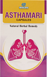 Bio Skylife Asthmari Ayurvedic Capsules For Asthma And Respiratory ...