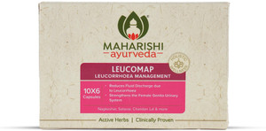 MAHARISHI ayurveda Leucorrhoea Capsules| For White Discharge | Helps ...