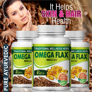 Riffway Omega Flax Natural Solution Omega Flax Capsule Improves Power ...