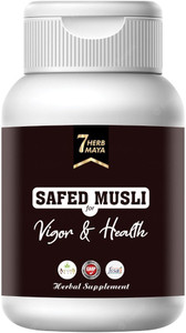 7Herbmaya White Musli Capsule, White Musli Tablet for Vigor & Health ...