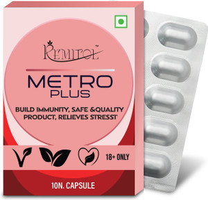 Remitol Metro Plus Health Wellness Power Capsule For Men - Helps Reduce ...