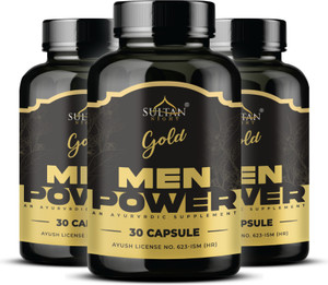 sultan night Men Power Gold Capsule An Ayurvedic Supplement 90 Capsules ...