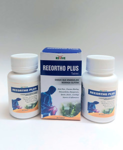 REVIVE HERBALS Reeortho Plus Tablet For Joint Pain - Stiffness - Sprain ...