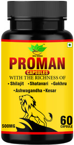 BIRJI HERBALS PROMAN CAPSULE (60 VEG CAPSULE) Price in India - Buy ...