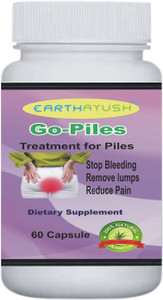 earthayush GO-PILES Ayurvedic Medicine Treatment for Piles , Pack of 1 ...