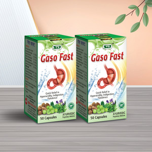 S B HERBO PHARMACEUTICAL GASO FAST 100 CAPSULES Price in India - Buy S ...