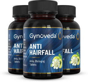 Gynoveda Anti Hair Fall Ayurvedic Tablets. Improves Hair Thickness. 3 ...