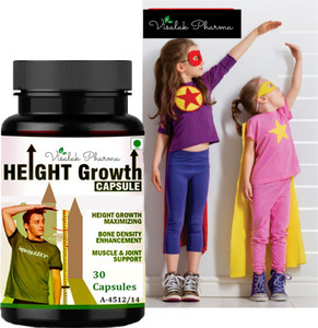 visalak pharma Height Growth Capsule Increase Body Height Naturally ...