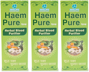 BIOLIFE Haem Pure Herbal Blood Purifier Syrup – 200ml Price in India ...