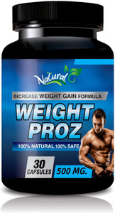 NATURAL Weight Proz Tablet Weight Gain Product Muscles Gainer Protein ...