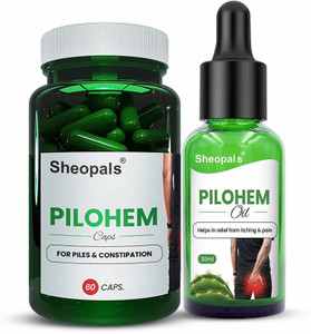 Sheopals Pilohem Piles Combo For Managing Piles Itching And ...