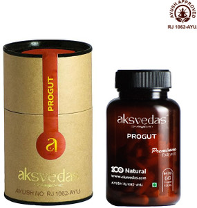aksvedas Progut Capsule|Gut Health Capsules For Men & Women|Immunity ...