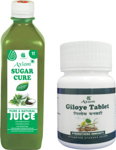 AXIOM Sugar Cure Juice With Giloye Tablets Combo Price in India - Buy ...
