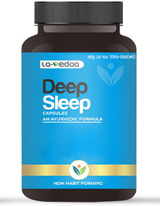 La Vedaa Deep Sleep Capsule Herbal Supplement for better,good Sleeping ...