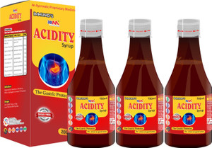 30M Ayurvedic Acidity Medicine Syrup (3 x 200 ml) for Hyperacidity ...