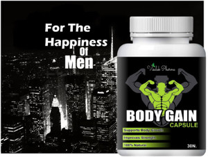visalak pharma Body Gain 30 caps Capsules muscle Builder Tablets Price ...