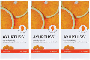 Ayurtuss Ayurvedic Lozenges | Sore Throat & Cough Relief | Itchy Throat ...