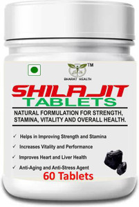 BHARAT HEALTH SHILAJIT TABLETS NATURAL FORMULATION FOR BODY HEALTH ...