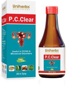 Uniherbs P.C. Clear Syrup for Women PCOD PCOS Supplement Supports ...