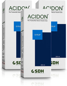 Shree Dhanwantri Herbals ACIDON SYRUP for Relief from Acidity, Gas ...