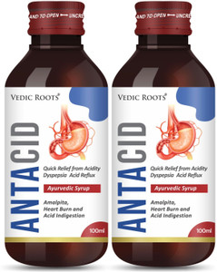 Vedic Roots Ayurvedic Antacid Gas Bloating Acidity Relief Syrup ...