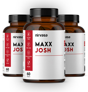 Nirvasa Maxx Josh Tablets with Ashwagandha & Safed Musli | T Boost for ...