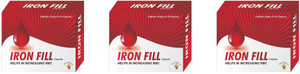DEE INDIA HERBALS Iron fill Capsules Helps In Increase RBC { 1 X 10 ...