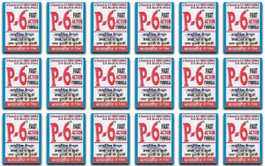 P-6 Fast Acting Formula Effective in all kind of PILES (18 Packs, 24 ...