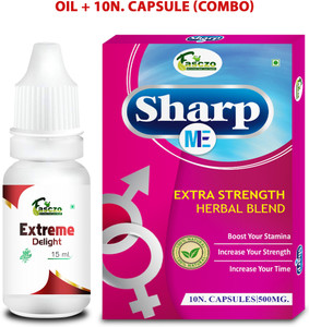 Fasczo Sharpe Me Ayurvedic Pill Men Stamina Capsule Oil Combo , Extra ...