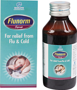 BIOLIFE Flu Norm Syrup for Flu & Cold 100ml Price in India - Buy ...