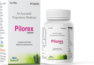 MITS Pilorex Capsule Natural and Ayurvedic capsules for piles, Price in ...