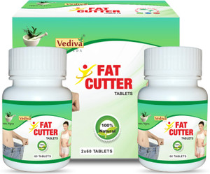 VEDIVA Fatcutter Ayurvedic Formula for fat burn and weight loss Pack of ...