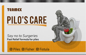 Teamex Pilos Care Ayurvedic Fast Relief formula for Piles, Fisher and ...