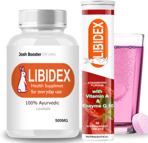 LibidSafe Combo of Libidex Capsule & Libidex Effervescent Tablet Men ...