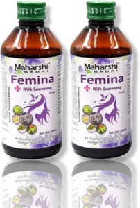 Maharshibadri Femina Syrup (Pack of 200mlx2) Price in India - Buy ...