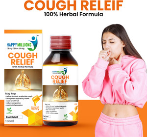 Happy Millions HappyMillions Herbal Cough Syrup | 100ml Price in India ...