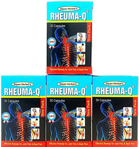 Rheuma-Q 100% AYURVEDIC CAPSULE FOR PAIN RELIEF (PACK OF-4) Price in ...