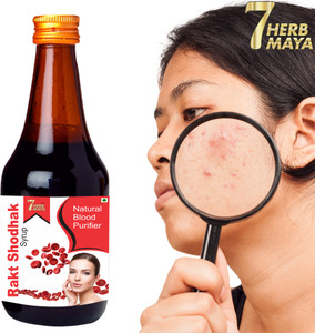 7Herbmaya Raktashodhak Syrup-Helpful in Dermatitis, Psoriasis, Acne ...
