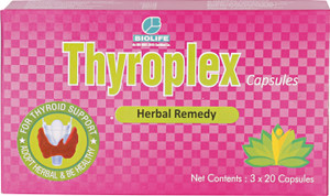 BIOLIFE Thyroplex Capsules (Thyroid Disorders) Blister Price in India ...