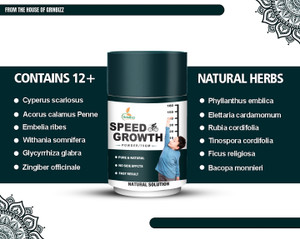 grinbizz Speed Growth Powder|Height Gainer|Maximize Height|Body Growth ...
