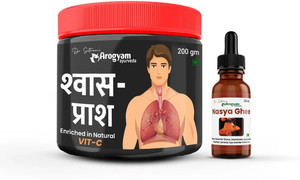 Dr.Satnam's Arogyam Ayurveda Shwas Prash + Nasya Ghee Price in India ...