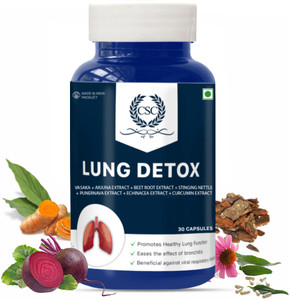 CSC Ayurvedic Lung Detox-Remove Tar & Mucus due to Smoking & Pollution ...