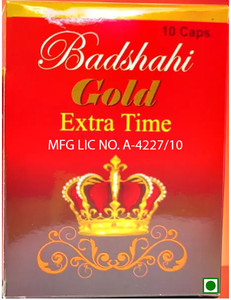 Rana Herbals BADSHAHI GOLD EXTRA TIME 10 CAPSULES Price in India - Buy ...