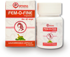 Opsons Biotech Femo-O-Fine leucorrhoea Capsules Price in India - Buy ...