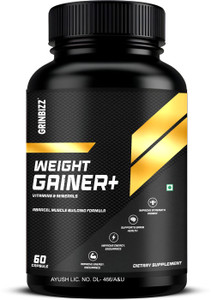 grinbizz Weight Gainer Capsules For Increase Body Mass , Muscle , Body ...